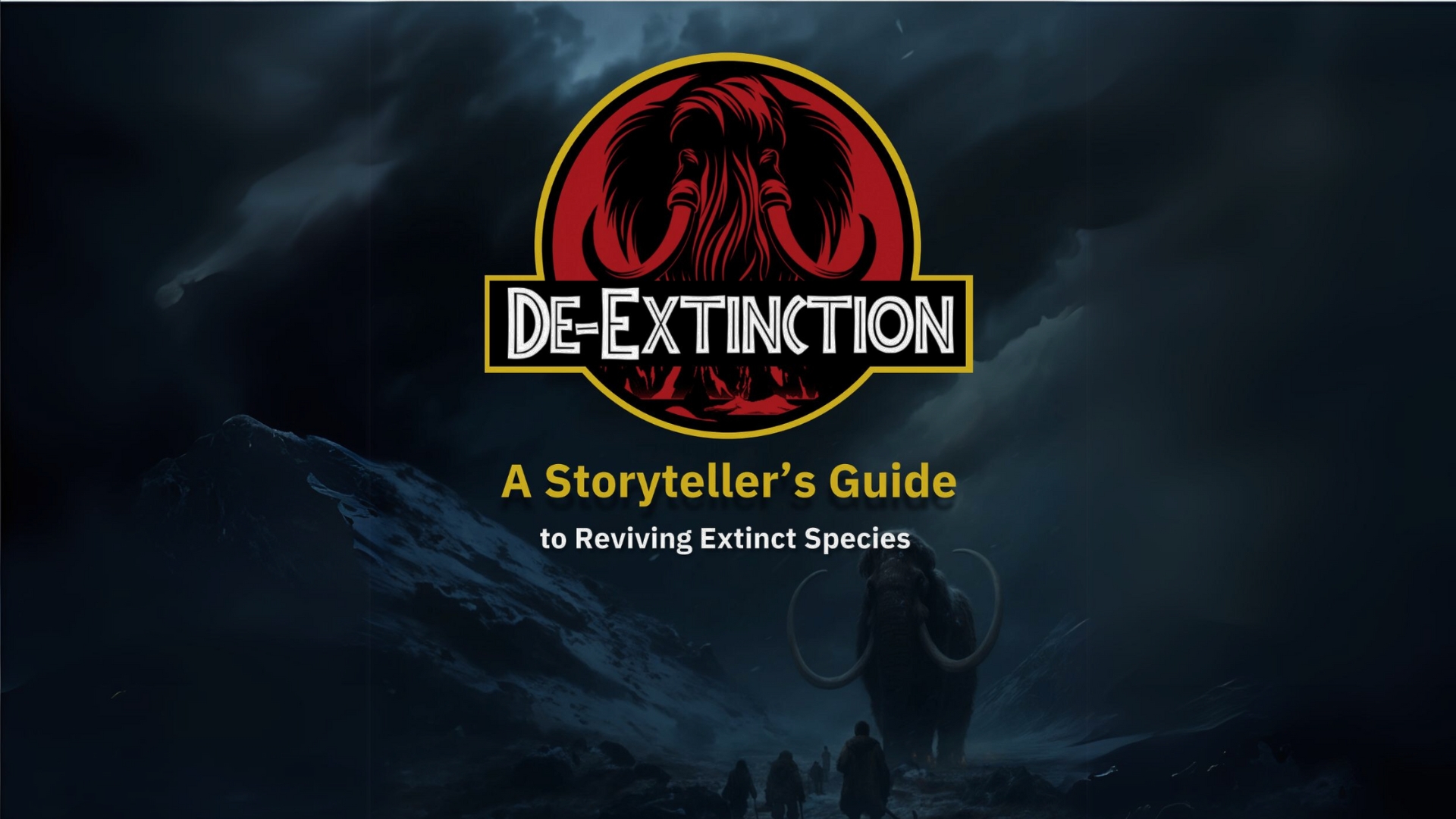 De-Extinction: A Storyteller’s Guide to Reviving Extinct Species ...